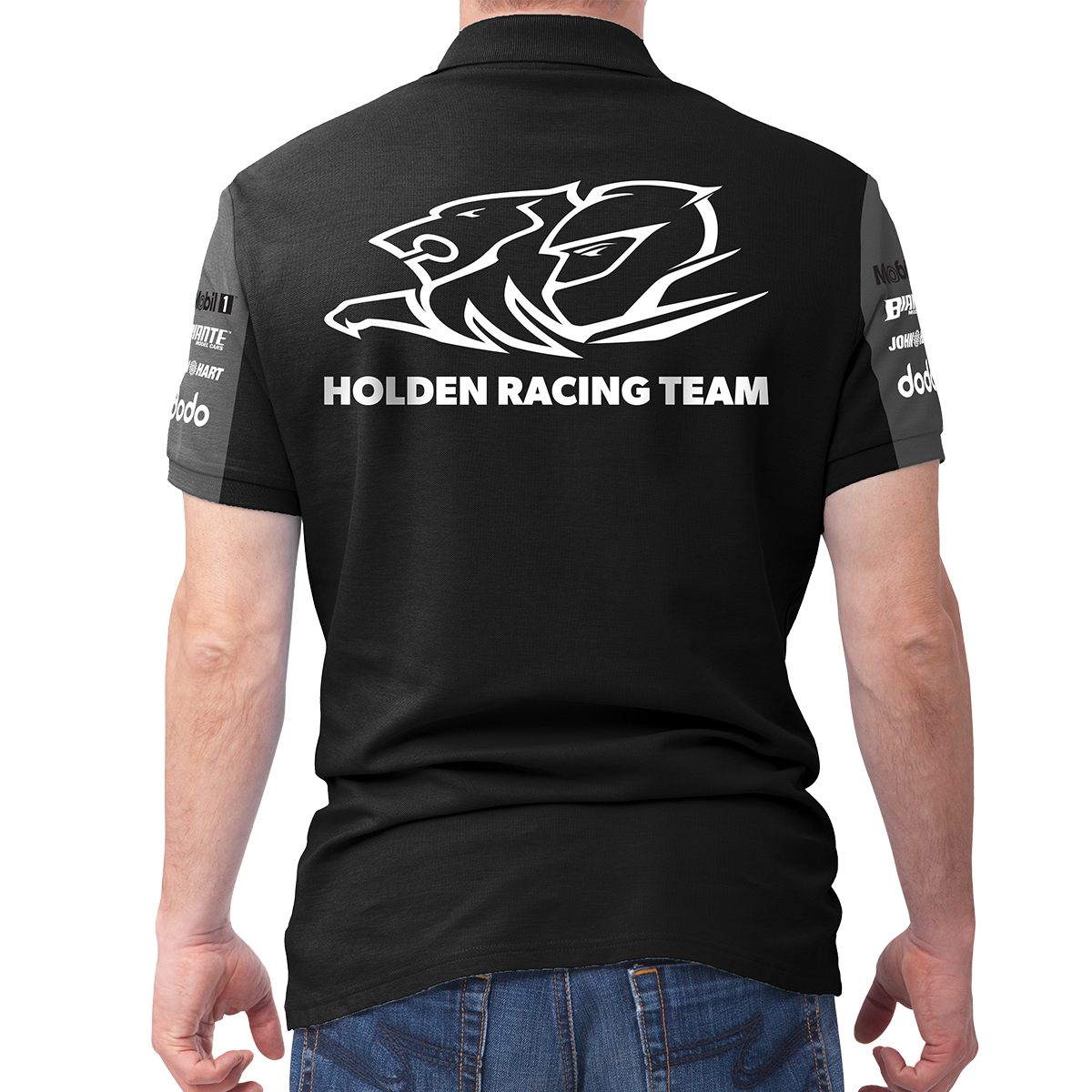 Holden Racing Team Retro Polo Black | HSV Lions Den