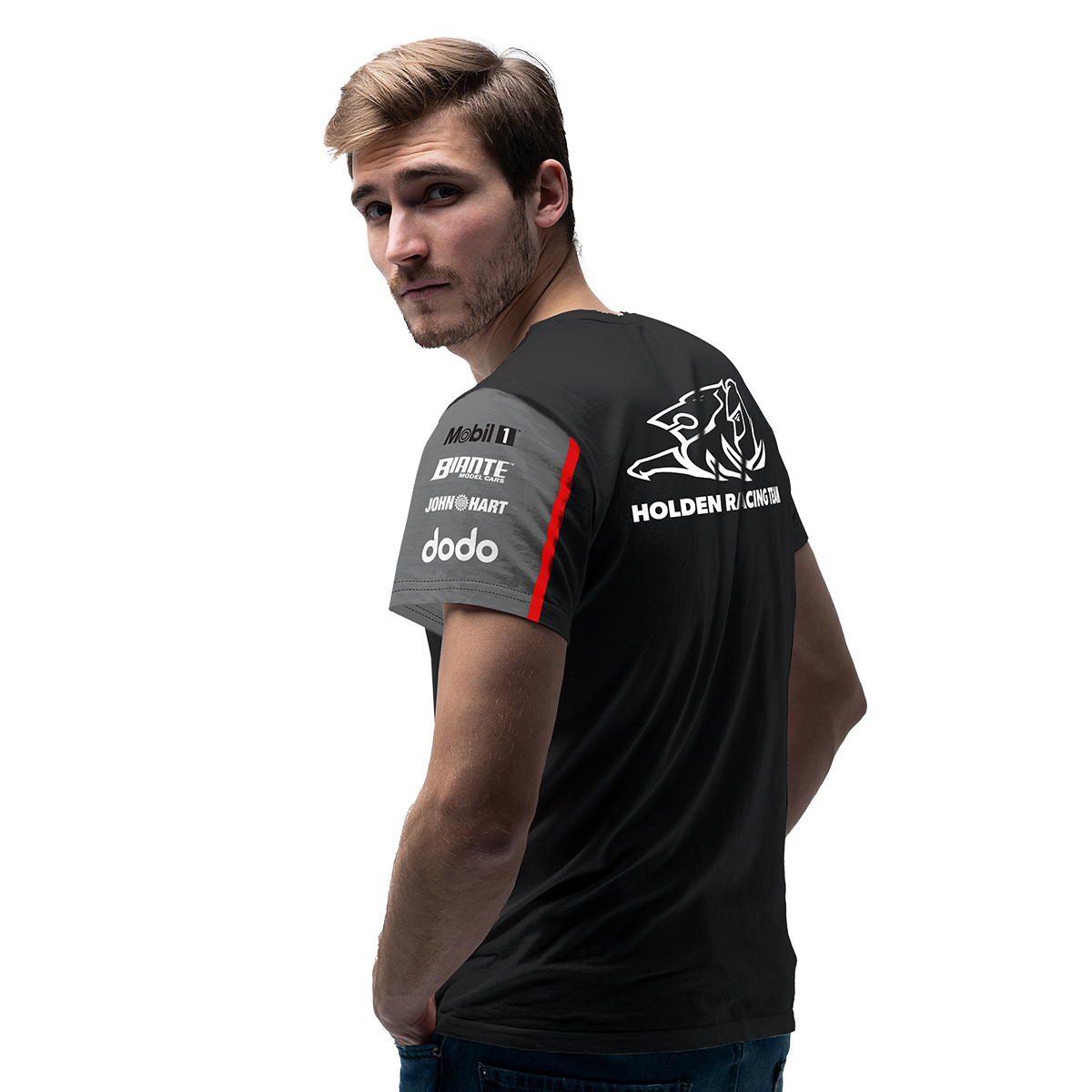 Holden Racing Team Retro T-Shirt Black | HSV Lions Den